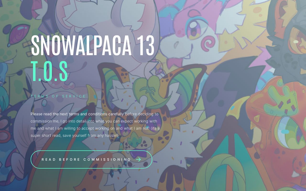 snowalpaca13 TOS